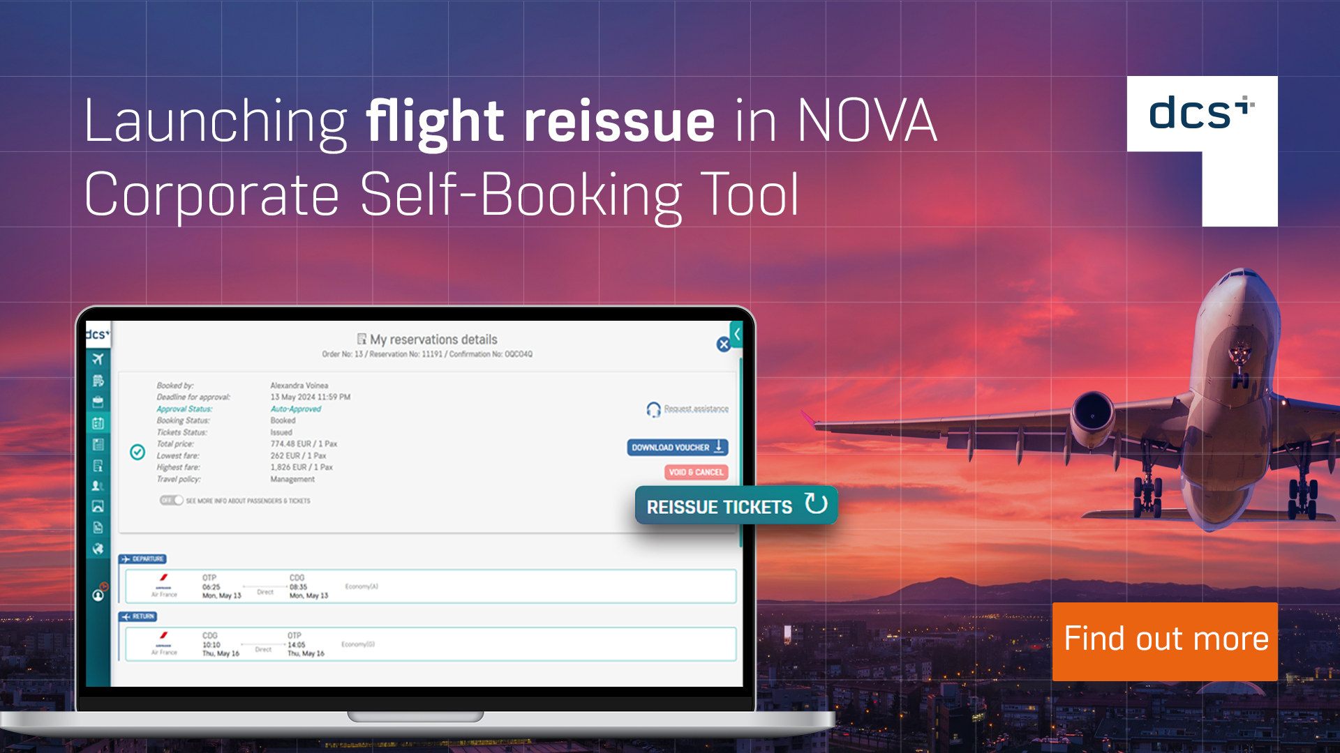 dcs plus | Ticketing reissue is a necessity for business travel plans!